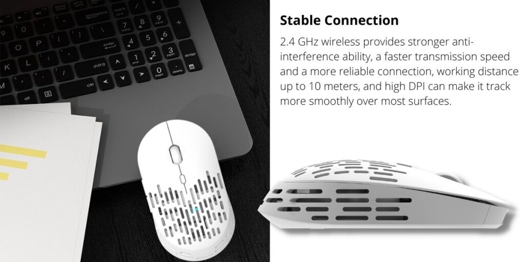 Altec Lansing Wireless Mouse, Rechargeable, Ergonomic, Optical Wireless ...