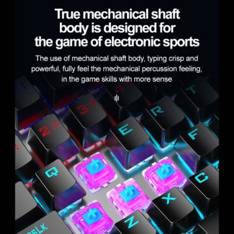 Altec Lansing RGB Gaming Keyboard with Metal Panel, Compact Mechanical ...