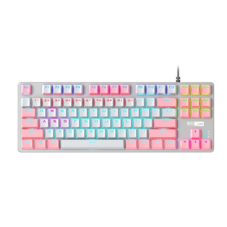 Altec Lansing RGB Gaming Keyboard with Metal Panel, Compact Mechanical ...