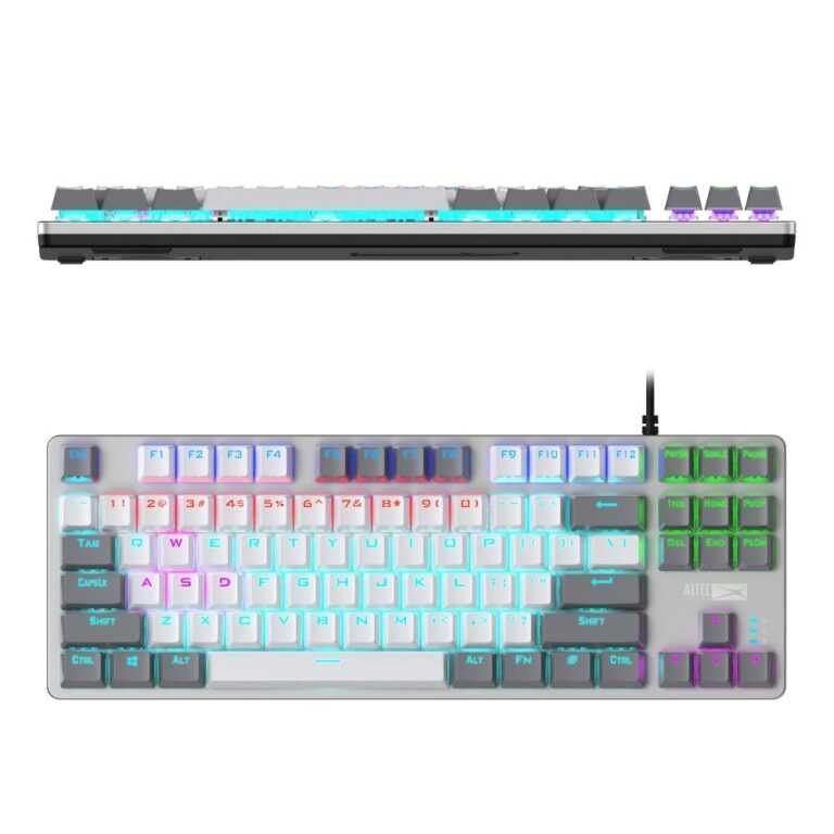 Altec Lansing RGB Gaming Keyboard with Metal Panel, Compact Mechanical ...