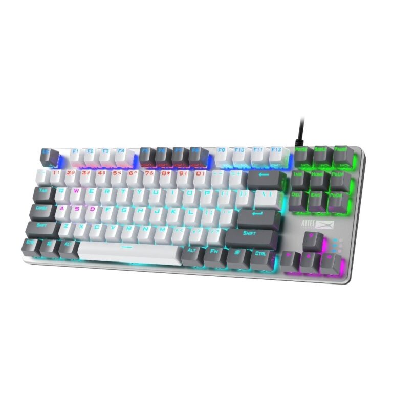 Altec Lansing RGB Gaming Keyboard with Metal Panel, Compact Mechanical ...