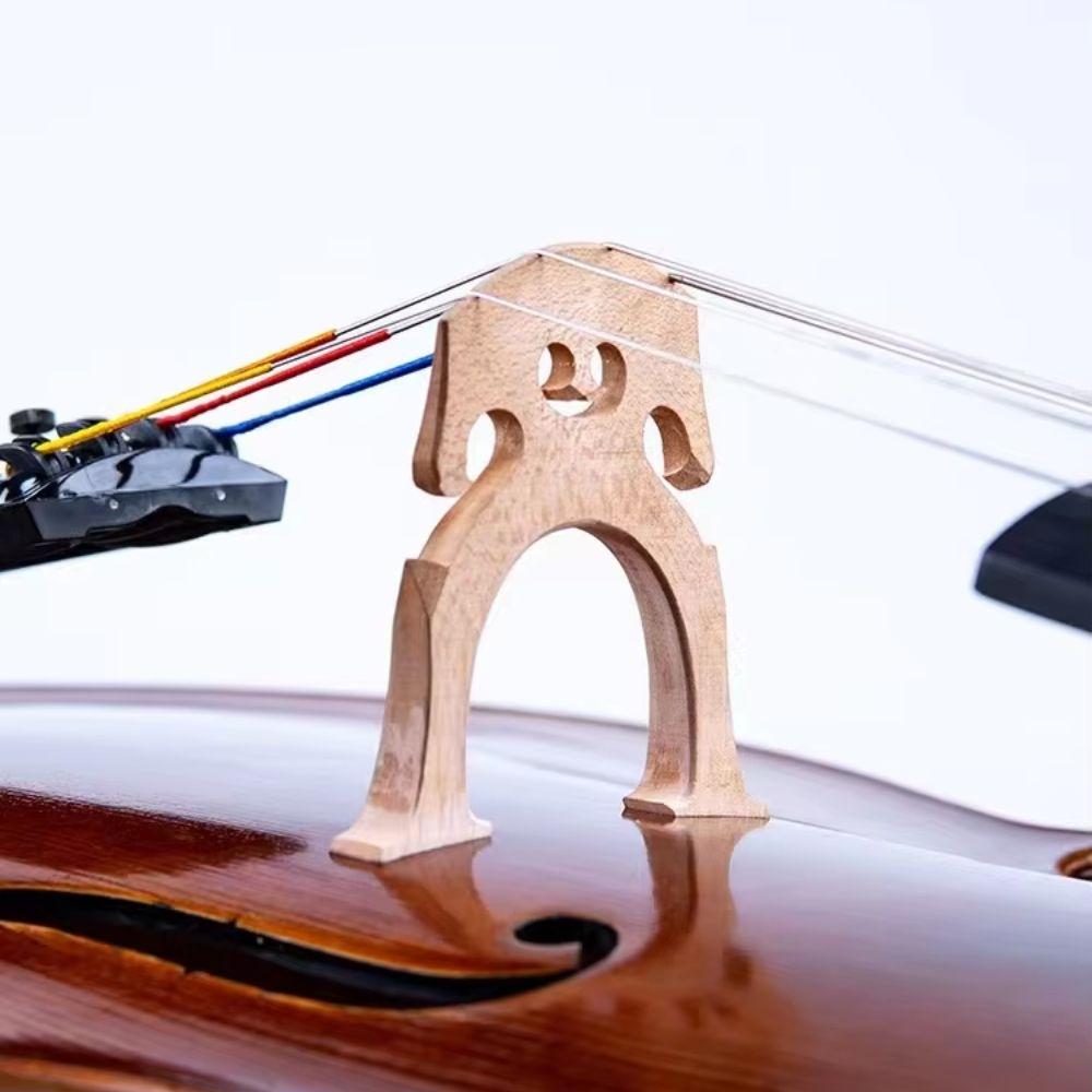 Cello Bridge 4/4 Solid Wood Standard Size, Cello String Instrument ...