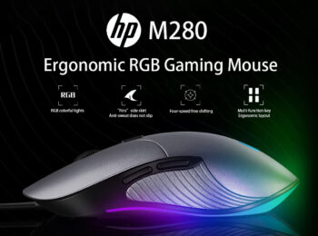 HP M280 USB Wired Gaming Mouse with RGB, DPI Up to 2400, Optical ...