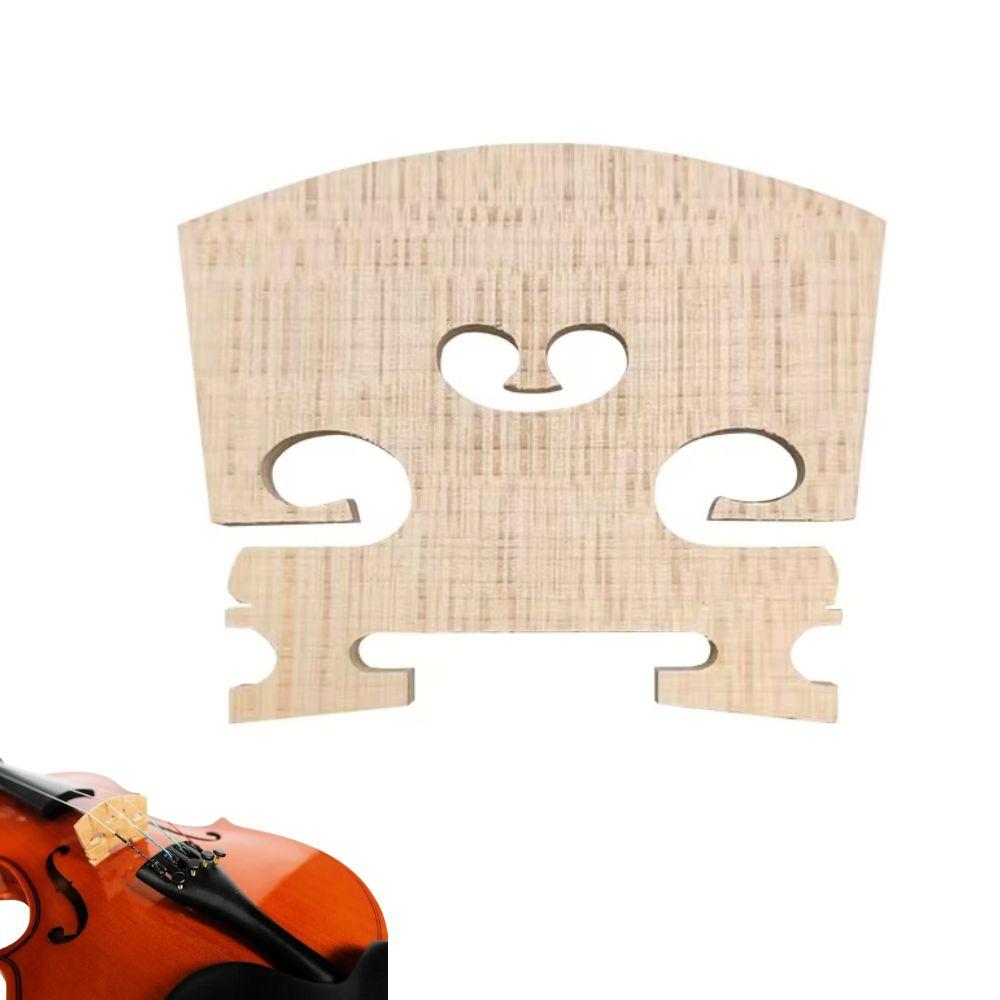 Violin Bridge 4/4 High-Quality Solid Wood Bridge for Full-Size Violins ...